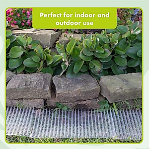 Homarden Cat Deterrent Outdoor Mat: Pet Deterrent Mats for Cats and Dogs - Indoor/Outdoor Deterrent Training Spike Mat Devices - Keep Away Cats Plastic Mats with Spikes - 16 x 13 Inches, 6 Pack