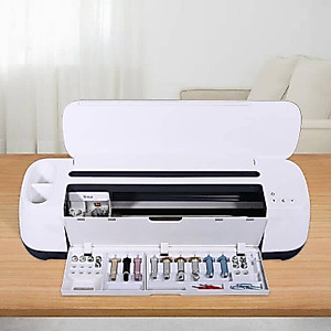 Duryeo Blade Storage Insert for Cricut Maker 3 & Maker, Blades Tray, Drawer Blade Housing and Quickswap Tip Accessories Organizer (White, Blades and Housing not Included)