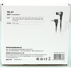 Godox TR-N1 TR-N3 Remote Shutter Release for Nikon, Wireless Shutter Release Intervalometer Compatible for Nikon Z9 Z8 Z7 Z6 Z5 D850 D800 D750 D610 F90 D7200 D7100 D5600 D3300 D90