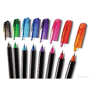 Pentel Energel Roller Gel Pen 0.7mm Metal Tip, 8 Assorted Colors, (Pack of 1)
