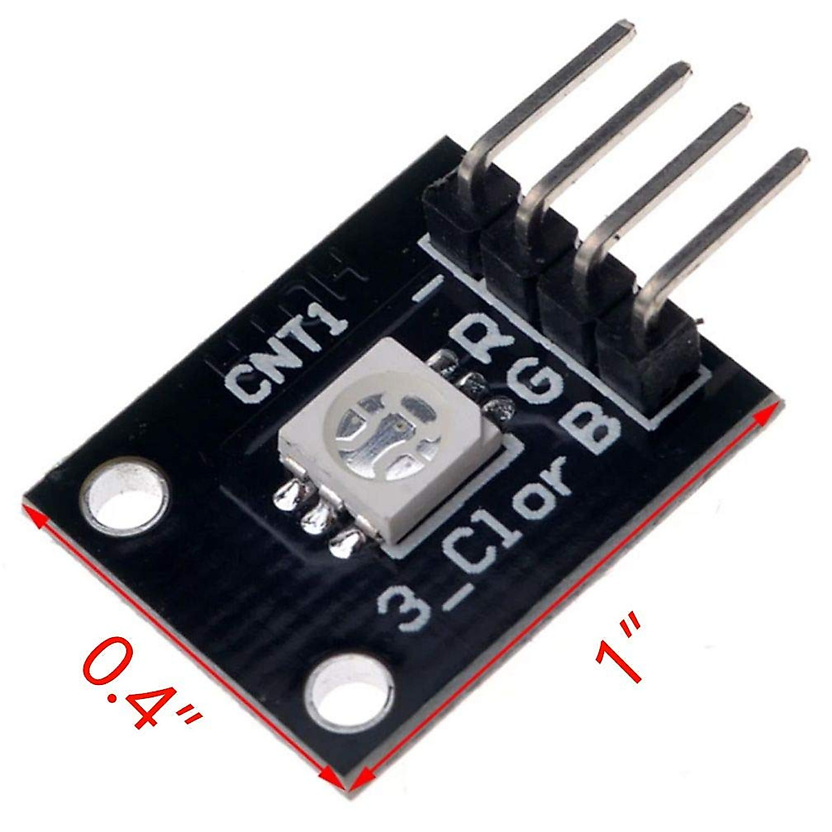 DAOKI 5 Pcs SMD LED Module 3 Color Light 5050 PWM RGB KY-009 for Arduino MCU Raspberry DIY Electronic Kit PCB Board with Dupont Cable