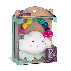 B. toys – Rain-Glow Squeeze – Light-Up Cloud Rattle for Babies 3 Months +