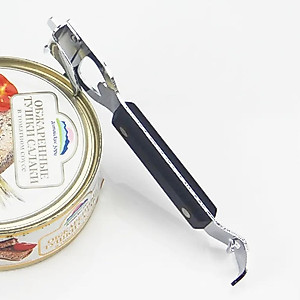 Bottle Opener, Multifunctional Stainless Steel Can Opener Jar Lid Gripper,Suitable for Camping and Traveling