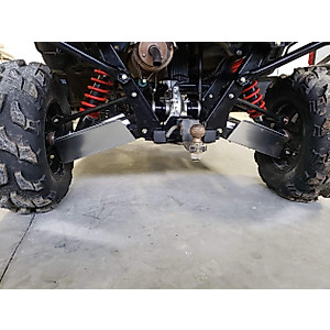 PBR Products compatible with Honda Pioneer 700 Front and Rear A-Arm Guards/skid plates For 2017-2025