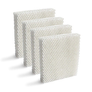 Lemige 4 Pack Humidifier Wicking HFT600 Filters T Compatible with Honeywell Tower Humidifier HEV615 HEV620, Compare to part HFT600T HFT600PDQ