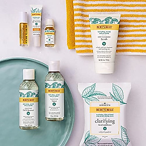Burt's Bees Natural Acne Solutions Purifying Gel Cleanser, Face Wash for Oily Skin, 5 Oz (Package May Vary)