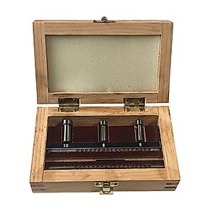 NEWTRY Keyway Broach Set 6pcs HSS Keyway Cutting Tool for Lathe Industrial Tools Precision Sets in Fitted Wooden Box