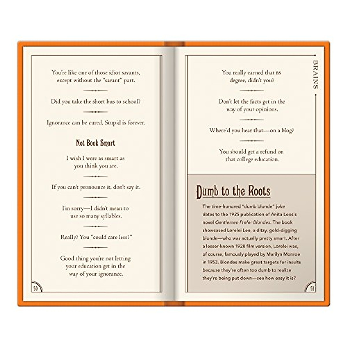 Insults and Comebacks for All Occasions