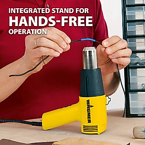 Wagner Spraytech 0503008 HT1000 Heat Gun, 2 Temp Settings 750ᵒF & 1000ᵒF, Great for Soften paint, Caulking, Adhesive, Putty Removal, Shrink Wrap, Bend Plastic Pipes, Loosen Rusted Nuts or Bolts