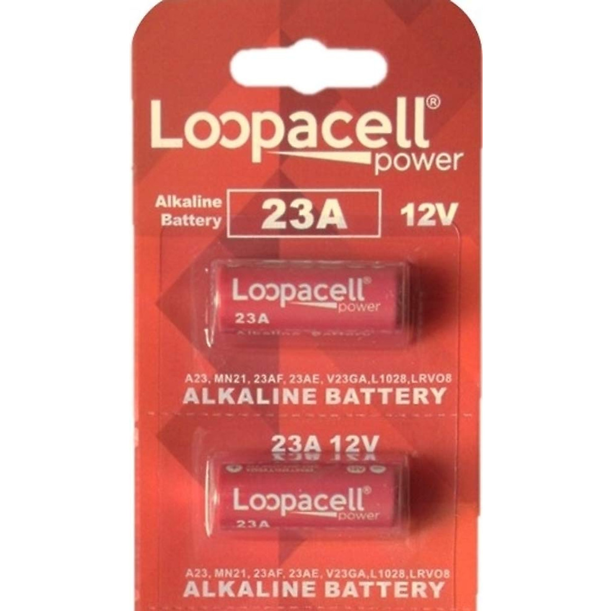 LOOPACELL 2 A23 GP23AE 21/23 23A 23GA MN21 GP23 23AE 12v Alkaline Batteries