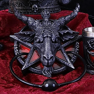 Nemesis Now B4474N9 Black Baphomet Door Knocker 20.5cm