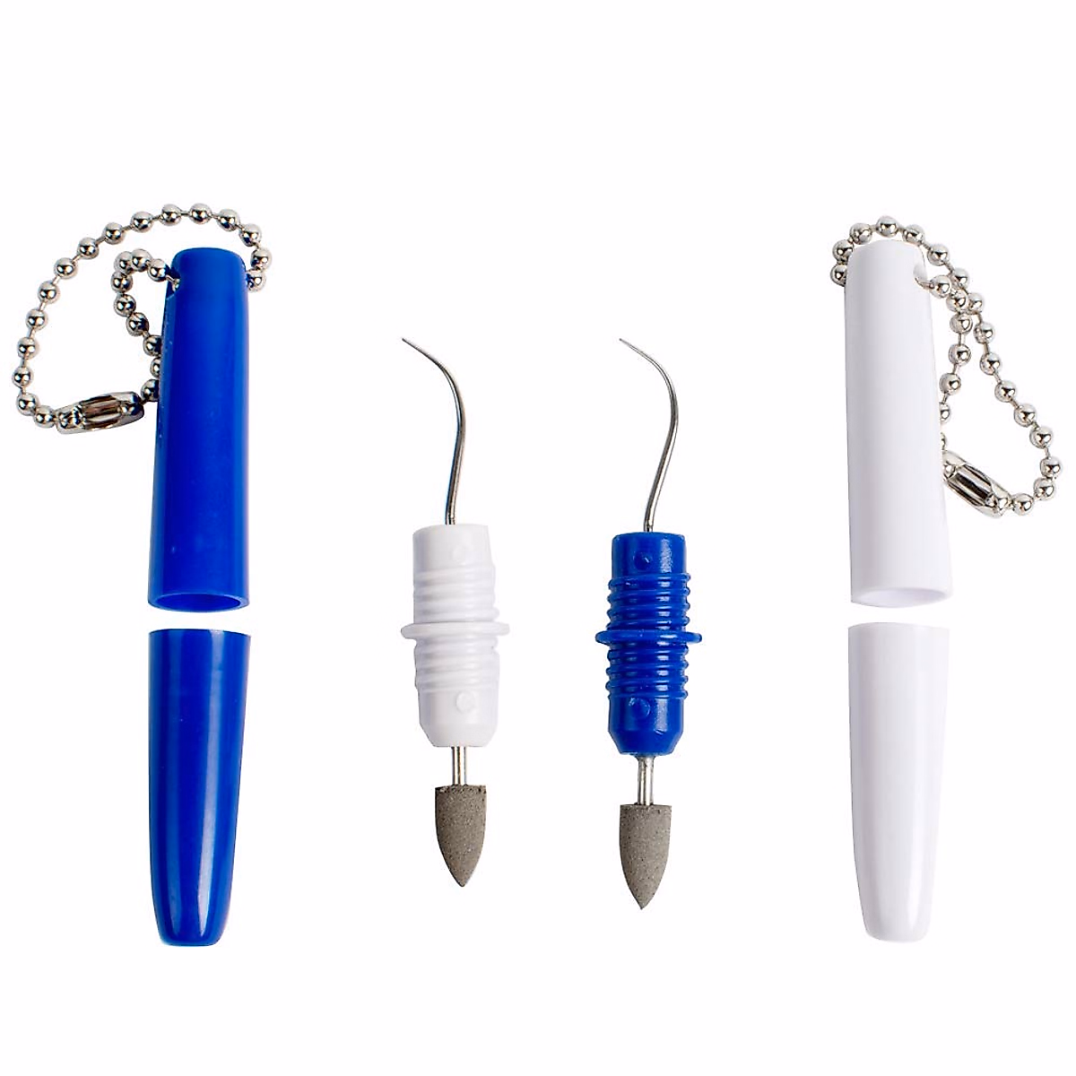 bonmall Portable Plaque and Tartar Remover Double Travel Tooth Stain Remover-Tooth Eraser Dental Teeth Kit Interdental Pick for Home Use & Outdoor