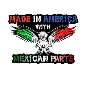 Mexican Stickers - Calcomanías Mexicanas – 100% Vinyl Stickers for Adults - Funny Decals for Hardhat, Construction, Laptop, Water Bottle or Lunchbox. Pegatinas cascos. Calcomanias para Autos