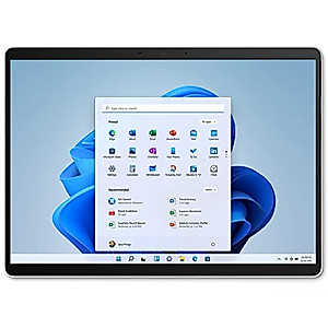 Microsoft Surface Pro X DU8-00001 13" SQ1 8GB/128GB Touch Tablet Computer, Platinum