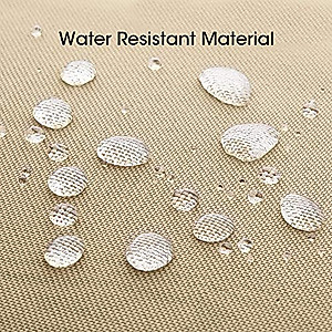 SunPatio Outdoor Bench Cover 80 Inch, Heavy Duty Sofa Cover, Patio Furniture Cover, All Weather Protection, Beige