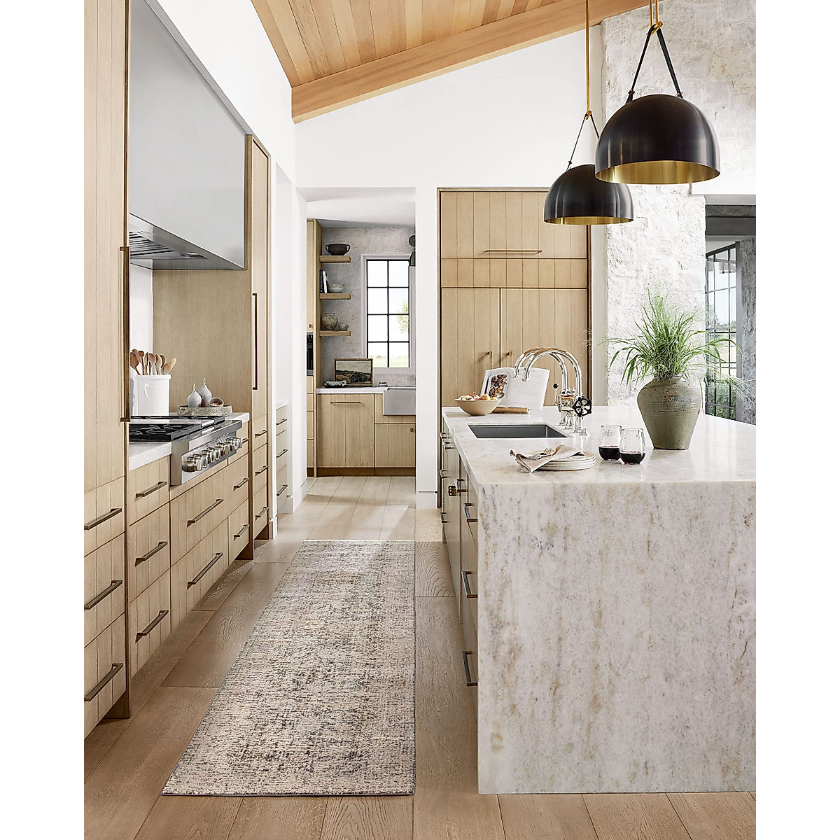 Loloi Amber Lewis x Alie Charcoal/Beige 9'-6" x 13'-1" Area Rug