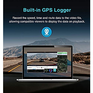 【Bundle: VIOFO A129 Plus Duo with GPS + CPL】 VIOFO Dual Dash Cam, 2K 1440P 60fps+1080P 30fps Front and Rear Dash Camera with Wi-Fi GPS, Parking Mode, Super Capacitor, Motion Detection (A129 Plus Duo)