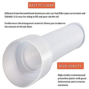 Portable Inverter Generator Accessories Oil Change Funnel Mess Free fits for Wen Generator 56200i 56203i 56235i Yamaha Ef2000iSv2 EF2200iS Westinghouse WH2200iXLT Generac 7117 GP2200i Rainier R2200i