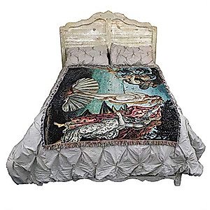 Pure Country Weavers Birth of Venus Blanket by Sandro Botticelli - Fine Art Gift Tapestry Throw Woven from Cotton - Made in The USA (72x54)