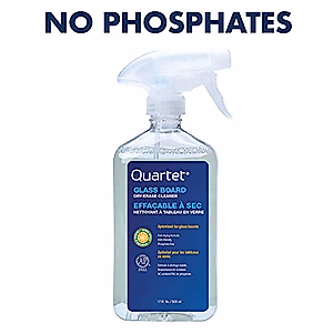 Quartet Glass Whiteboard/Dry Erase Board Cleaner, 17 oz, Orange Scented (562)