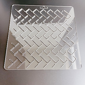Acrylic Sashiko Stencil, Embroidery Pattern, Quilting Stencil for Hand Quilting and Embroidery