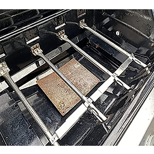 Htanch SD75 (4-Pack) 16 15/16" Heat Plate and Burner Replacement for Charbroil 463361017, 463673517, 463673017, 463376018P2, 463376117, 463275517, 463377117, 463673617, 463377017, 463347017