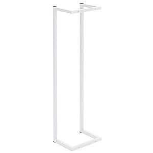 vidaXL Towel Rack White 9.8"x7.9"x37.4" Steel