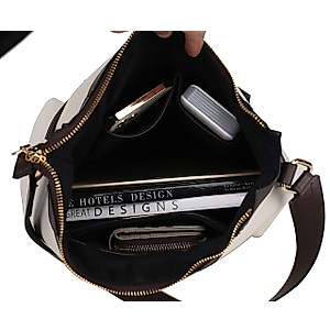 MKF Collection Shoulder Bags for Women, Crossbody Vegan Leather Handbag Purse, Top-Handle Hobo Tote Bag