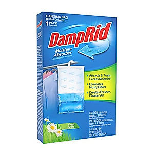 DampRid FG80 Hanging Moisture Absorber Fresh Scent, 6 Count