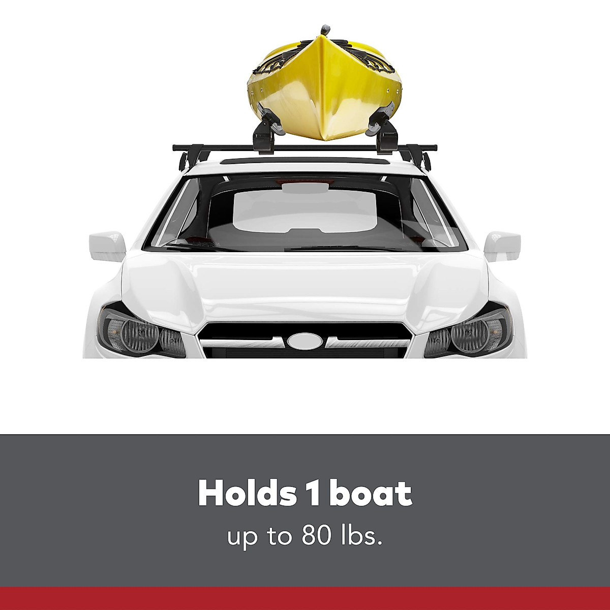 YAKIMA - SweetRoll Rooftop Mounted Boat Loader and Rack for Vehicles, Carries 1 Boat