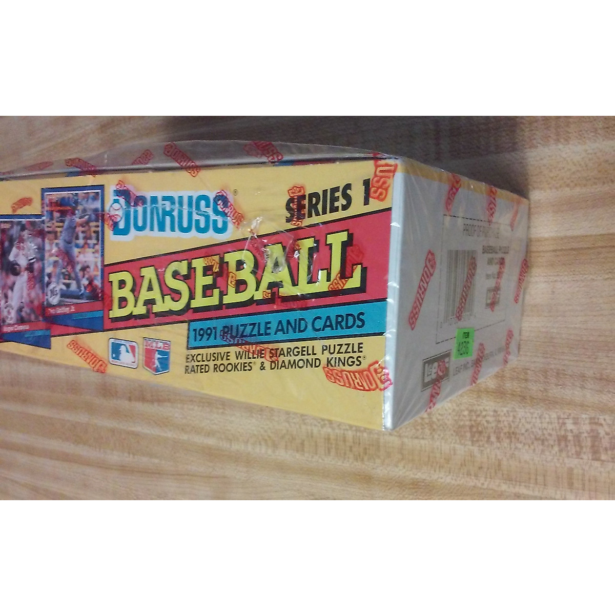 Donruss 1991 Series 1 Baseball Card Pack Factory Sealed Box