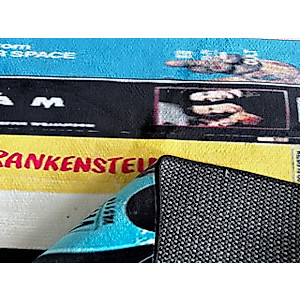 Generic Nostalgic Retro Style Rug, Runner Rug, VHS Case Themed, Horror Rug, Home Theater TV Room,Long Rug,Entry Rug,Hallway Runner Rug D1242.1 80x200Cm//31x78 inch