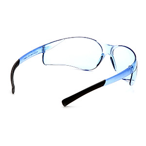 Pyramex S2560S Ztek Safety Glasses Infinity Blue Lens Infinity Blue Frame ANSI Z87+