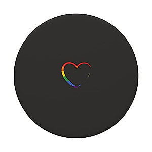 Rainbow Heart PopSockets Swappable PopGrip