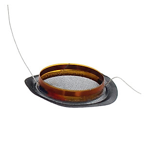 Heyiarbeit 3Pcs 19mm/0.75" Tweeter Voice Coil Audio Speaker High Tone Translucent Crystal Silk Film Dome Tweeter Accessory for Audio Replacement