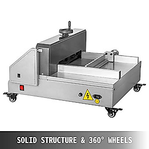 VEVOR Electric Paper Cutter 0-330 Cutting Width, Electric Paper Trimmer, 40mm Cutting Thickness, Desktop Cutting Paper Machine, Industrial Paper Cutter, Heavy Duty Paper Cutter, for Office, School