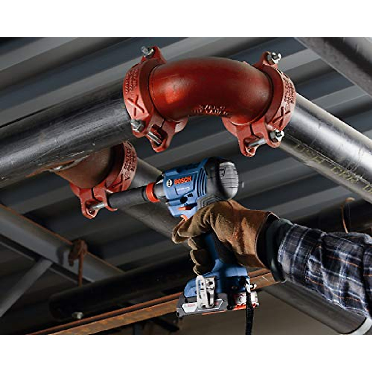 BOSCH GDX18V-1600B12 18V 1/4 In. and 1/2 In. Two-In-One Bit/Socket Impact Driver Kit