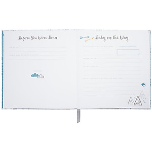 C.R. Gibson Little Man Perfect-Bound Memory Book for Newborn and Baby Boys, 9.5" x 10", 1 Count (Pack of 1)