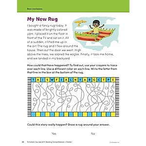 Scholastic Success with Reading Comprehension Grade 1 Workbook (Scholastic, Grade 1)
