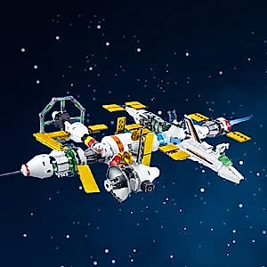 SlubanKids Space Station Building Blocks for Kids, 3D Early Learning Toys for Science and STEM, Stackable Shuttle DIY Exploration (Space Station - 511 Pcs)