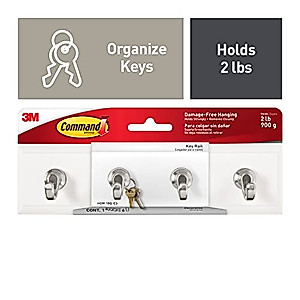 Command HOM-18Q-ES Key Rail, 1 Pack, Quartz
