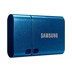 Samsung USB Flash Drive USB C 128GB 400MB/s Read 60MB/s Write USB 3.1 Flash Drive for Notebooks, Tablets and Smartphones, Blue, MUF-128DA/APC