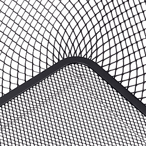 IBERG Metal Wire Basket with Handles Multi-Functional Hanging Basket - Solutions for Kitchen, Garden and More (Black)