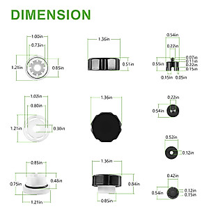 Replaces for VACVBKX1B Vacuum Breaker Replacement Kit for Traditional Anti-Siphon Frost-Free Sillcock Valves