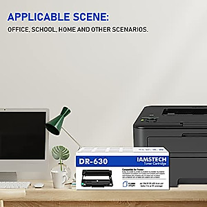 iamstech DR630 DR-630 Drum Unit 2-Pack Replacement for Brother MFC-L2700DW HL-L2300D HL-L2340DW HL-L2380DW MFC-L2740DW DCP-L2540DW HL-L2305W HL-L2360DW Printer Black