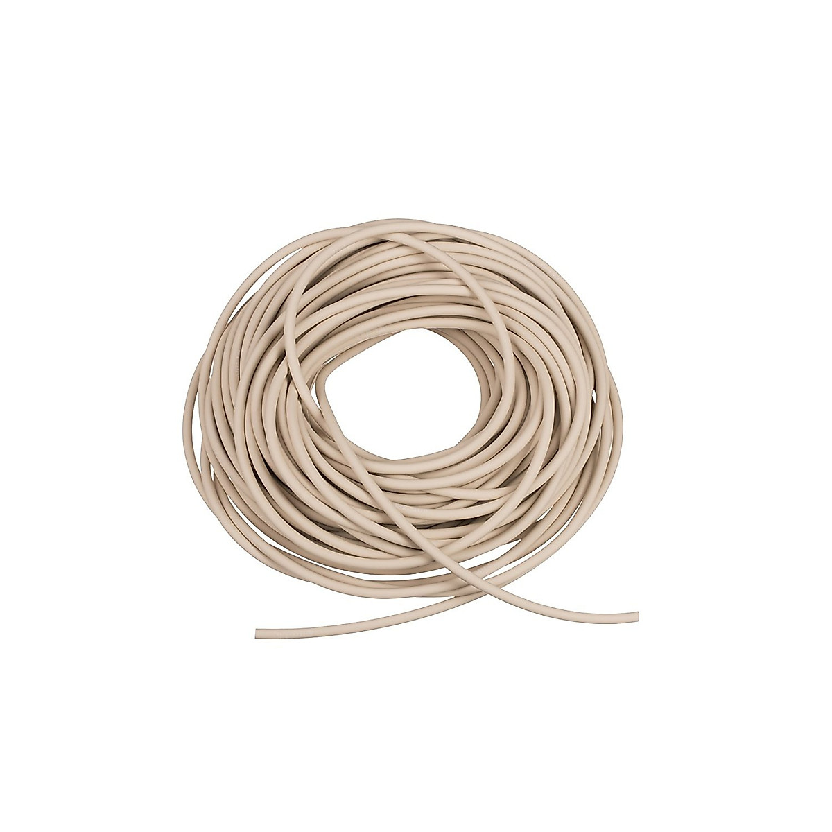 THERABAND Resistance Tubes, Professional Latex Elastic Tubing, Upper & Lower Body, Core Exercise, Physical Therapy, Lower Pilates, At-Home Workout, & Rehab, 100 Foot, Tan, Extra Thin, Beginner Level 1