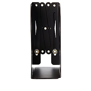 Y-H Decorative Metal Iron Bookends,Holder Stand Desk Heavy Duty Nonskid Adjustable Bookend (Black)