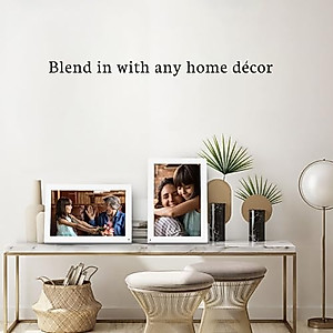 BSIMB 32GB WiFi Digital Picture Frame, 10.1 Inch Electronic Photo Frame with HD IPS Touch Screen, Light Sensor, Auto-Rotated, Wall-Mounted, Sharing Photos/Videos via App Email, Gift for Grandparents