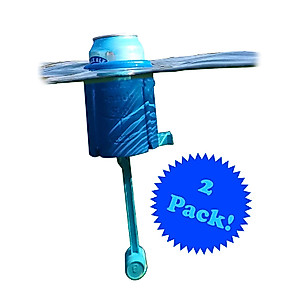 Floating Drink Holder 2-Pack, by Swim and Sip (Without Tethers)