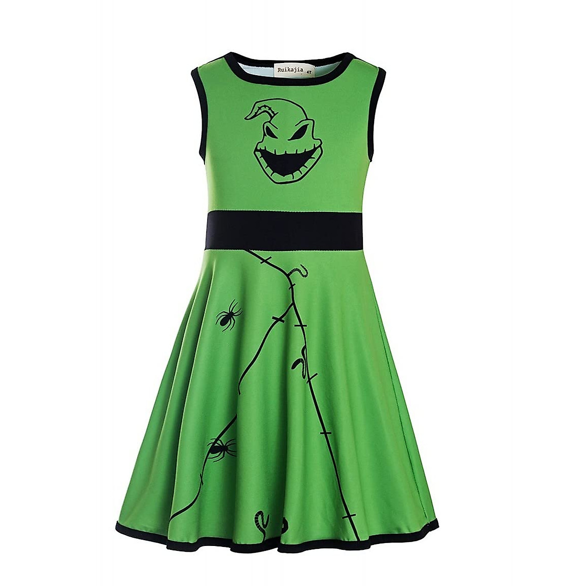 Ruikajia Women's Adult Oogie Boogie Costume Family Nightmare Villain Costume